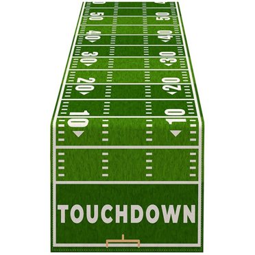 Beistle Printed Game Day Football Table Runner 11" X 6' - 12 Pack (1 ...