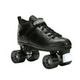 Chicago Men's Bullet Speed Skates Black Classic Quad Roller Skate, Size ...