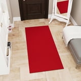 Sweet Home Red Utility Runner Rug - 2 x 5 Non-Slip Outdoor Rug ...