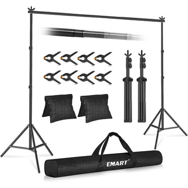 Adjustable Event Backdrop Stand System - 3 Stands with Arch Top ...