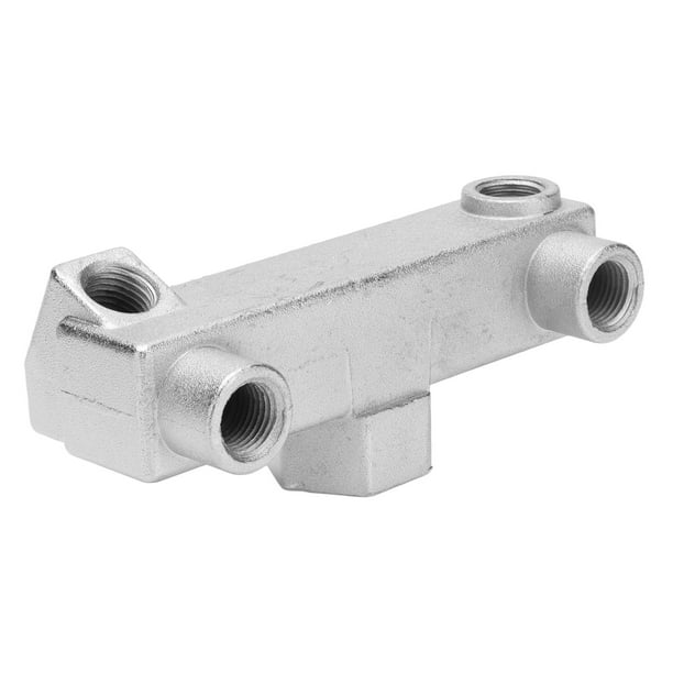 Way Mainfold Connector,6 Way Connector Block Air Compressor Manifold ...