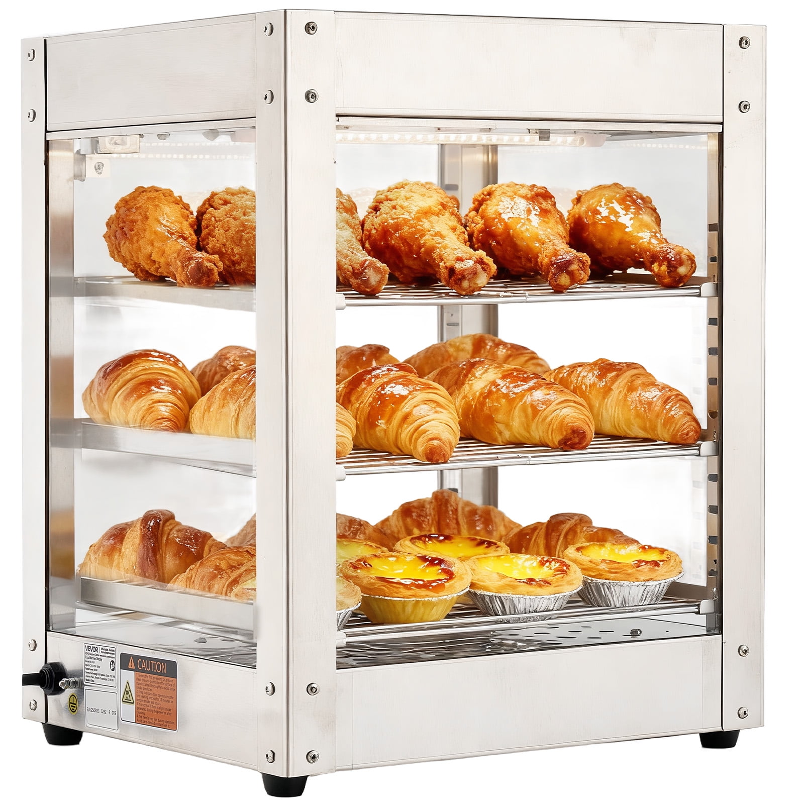 Click here for Vevor 3-Tier Commercial Food Warmer Display  800w... prices