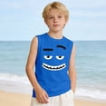 AWZXDE Cool Breathable Cartoon Print Sleeveless Tank Top For Boys ...