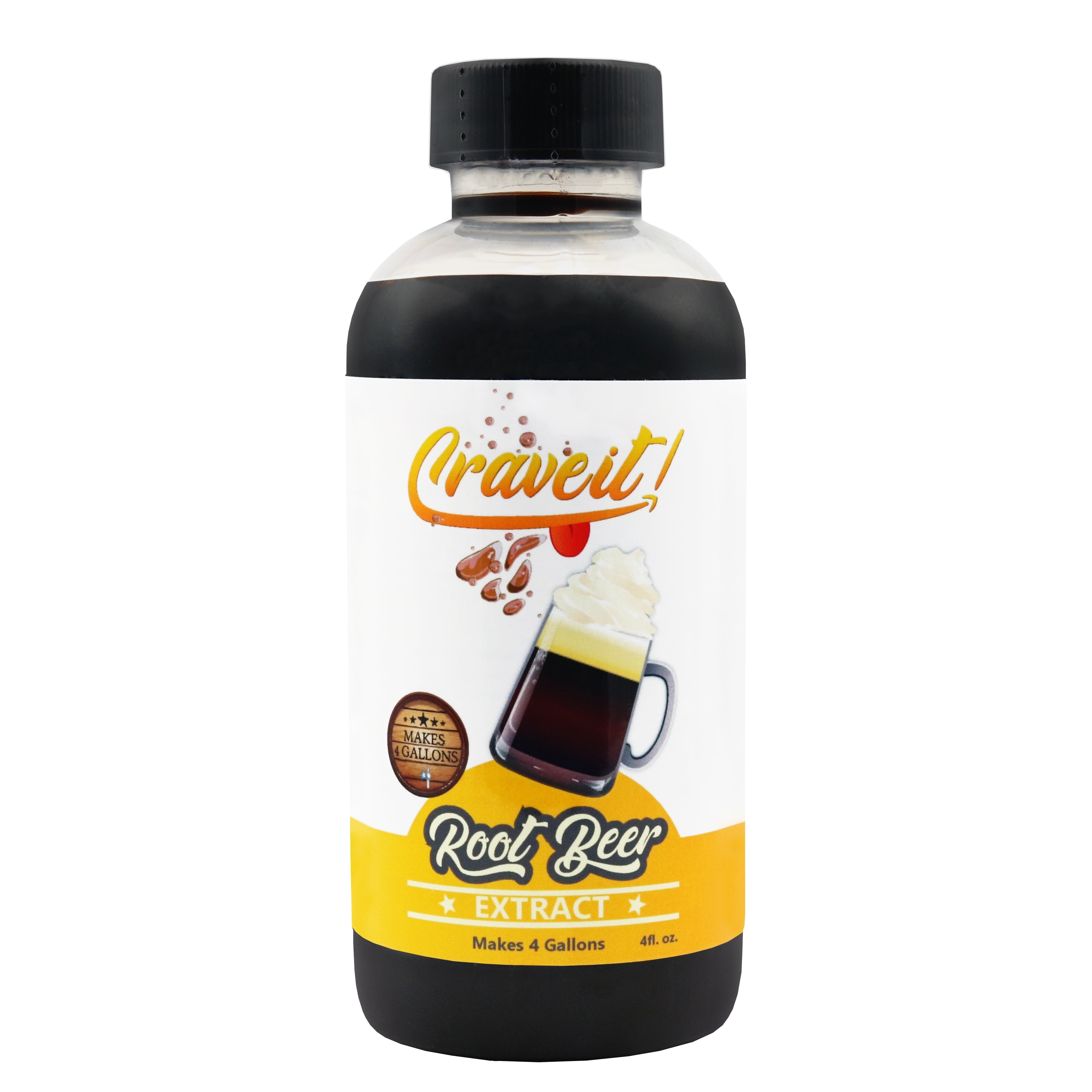 Crave It 4 Ounce Root Beer Extract - Easiest Homemade Root Beer, Makes ...