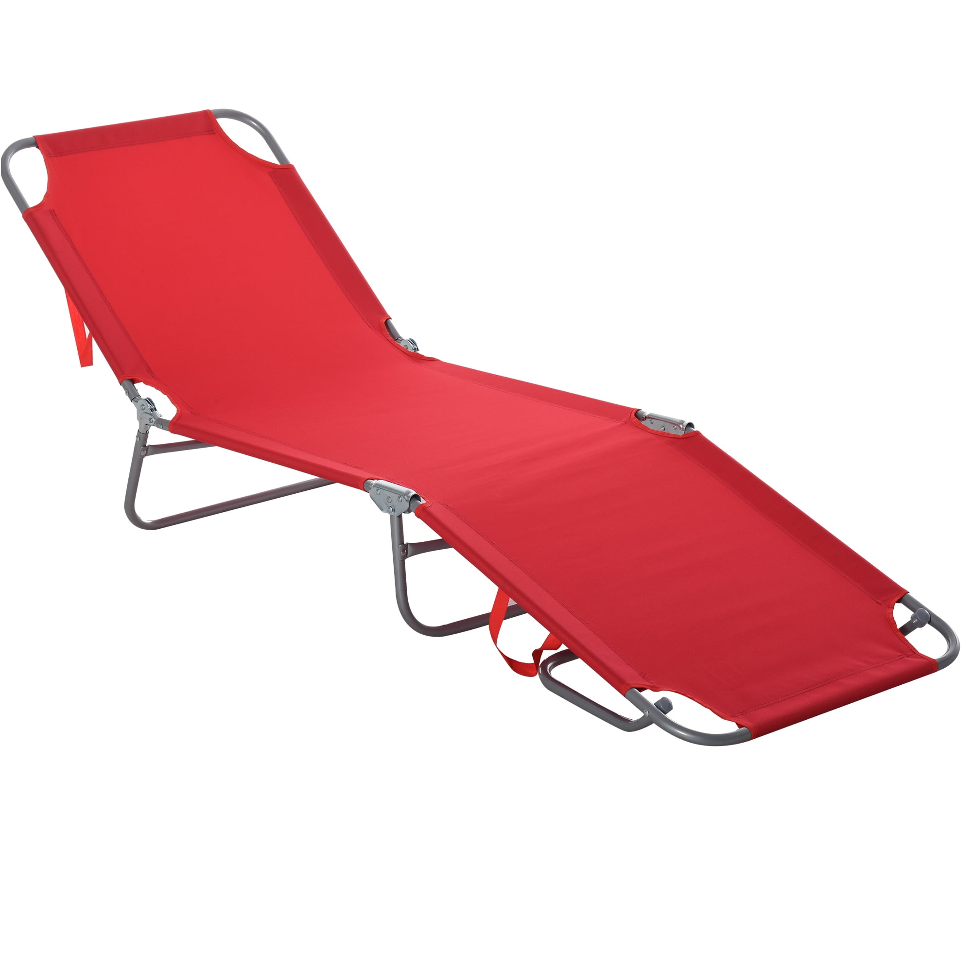 Click here for Outsunny Folding Outdoor Lounge Chair With Breatha... prices