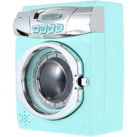 Toy Washing Machine Kids Mini Simulation Washer Dryer Laundry Pretend ...
