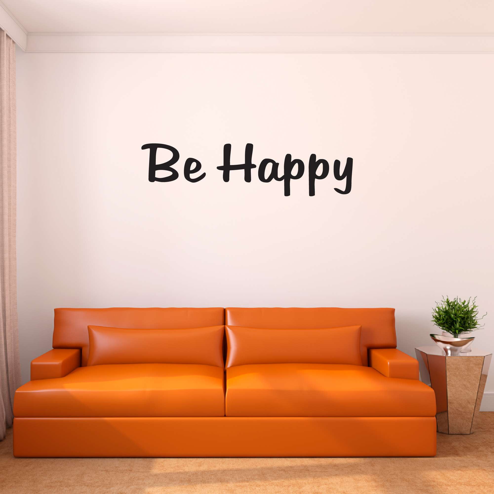 Family Be Happy Happy Quotes & Sayings Wall Decal Decoration Quote Wall ...