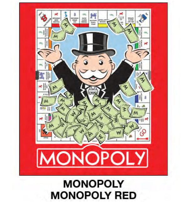 Super Soft Throws - Monopoly - Monopoly Red New 45x60" Blanket ...