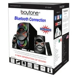 Boytone BT-626F, 2.1 Bluetooth Powerful Home Audio Speaker System, with ...