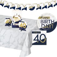 Creative Converting Birthday Text Plates 15 ct Pack - Walmart.com