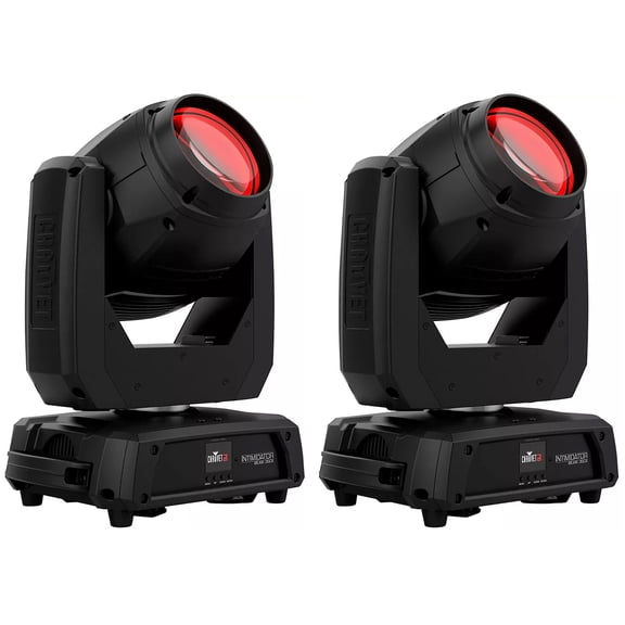 (2) Chauvet DJ Intimidator Spot 360X DMX LED Moving Head Lights w/RF ...
