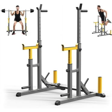 Squat Rack, Multi-Function Barbell Rack for Weight Lifting, 551 Squat ...