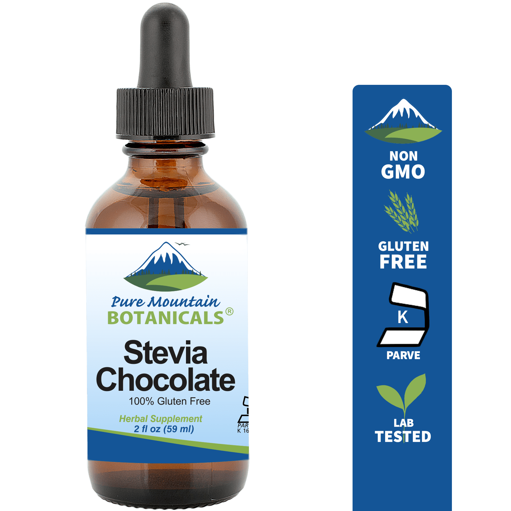 Stevia Drops Chocolate - Alcohol Free and Kosher - Flavored with ...