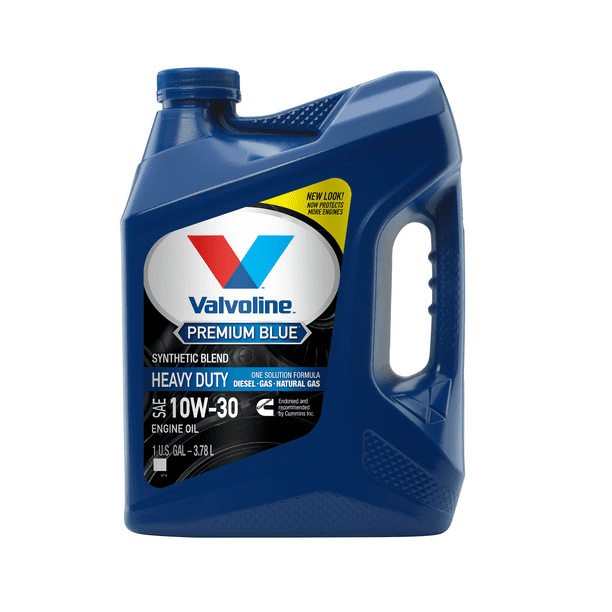 Valvoline Premium Blue SAE 10W-30 Diesel Engine Oil 1 GA - Walmart.com ...