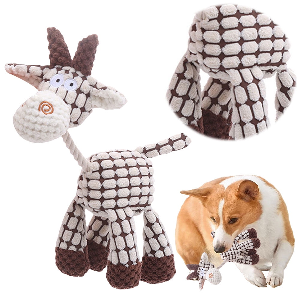 Pet Plush Masticando Juguete para Forma Burro Con Chirridores Pequeños ...