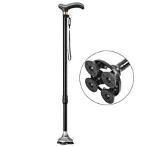 HurryCane Freedom Edition All-Terrain Cane - Black - Walmart.com