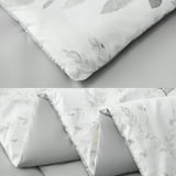 Smuge 3 Pcs Floral Bedding Comforter Set Yellow Flower King Size Bed in a Bag Fitted Pillowcases ...