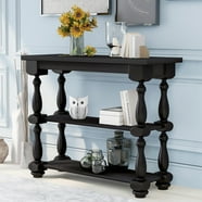 Steve Silver Ginny Burnished Walnut Solid Acacia Wood Console Table - Walmart.com