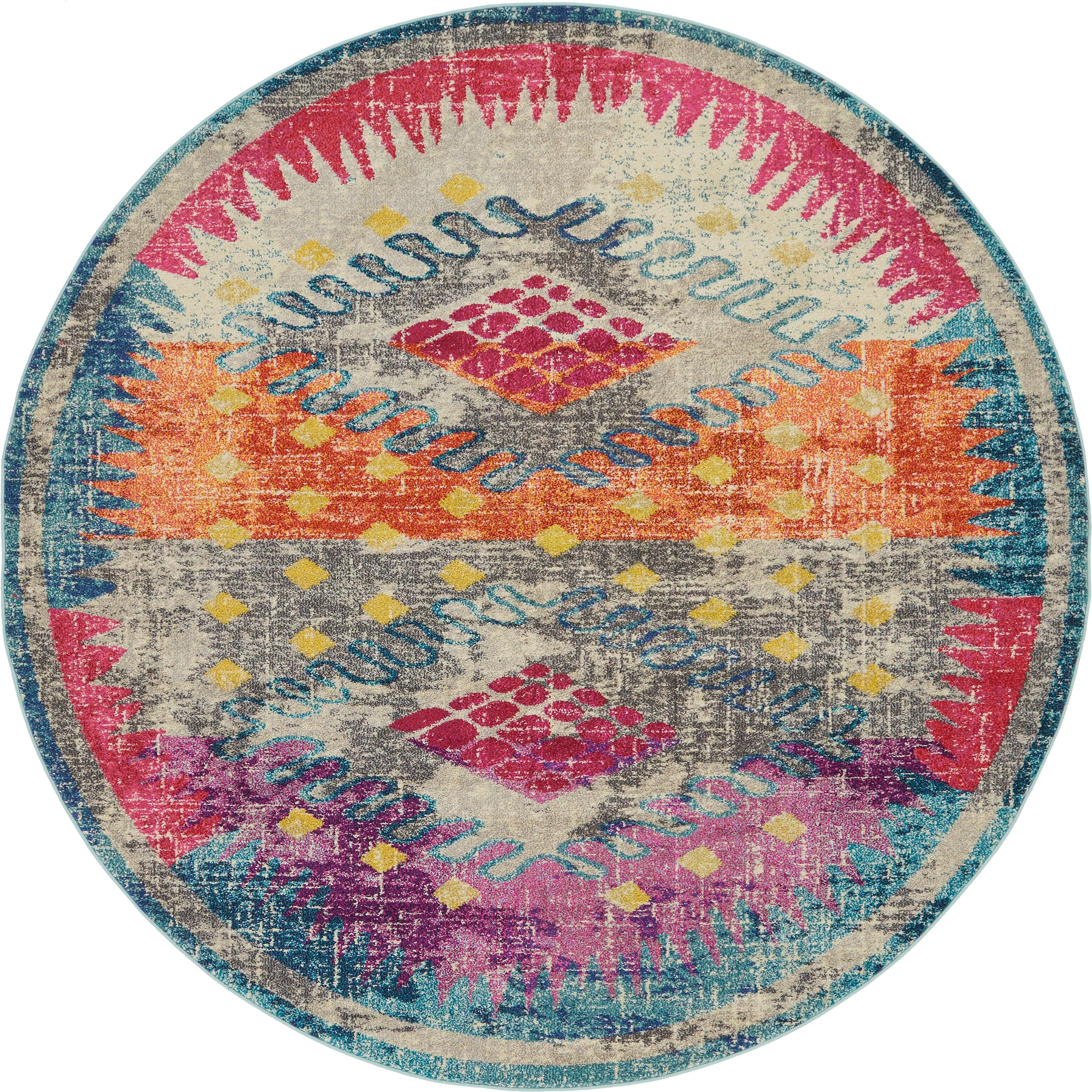 Unique Loom Matisse Vita Modern Geometric Area Rug or Runner - Walmart ...