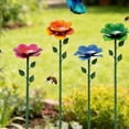 4 Piece Small Insect Feeder Bee Drinker Flower Shape Butterfly Feeder ...