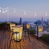 Enbrighten Classic LED Café String Lights, 48ft. 24 Acrylic Bulbs ...