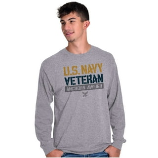 US Navy Mens Graphic Tee Navy - U.S. Navy Veteran 100% Cotton Regular ...