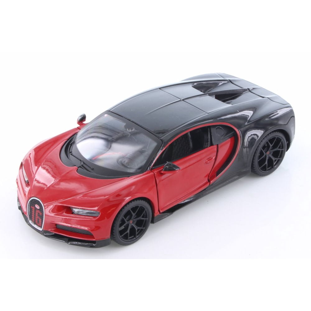 Bugatti Chiron Hard Top, Red with Black - Maisto 31524R - 1/24 Scale ...