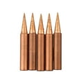 chengsi 5pcs Pure Copper Soldering Iron Tips 900M-T Lead-Free Welding ...