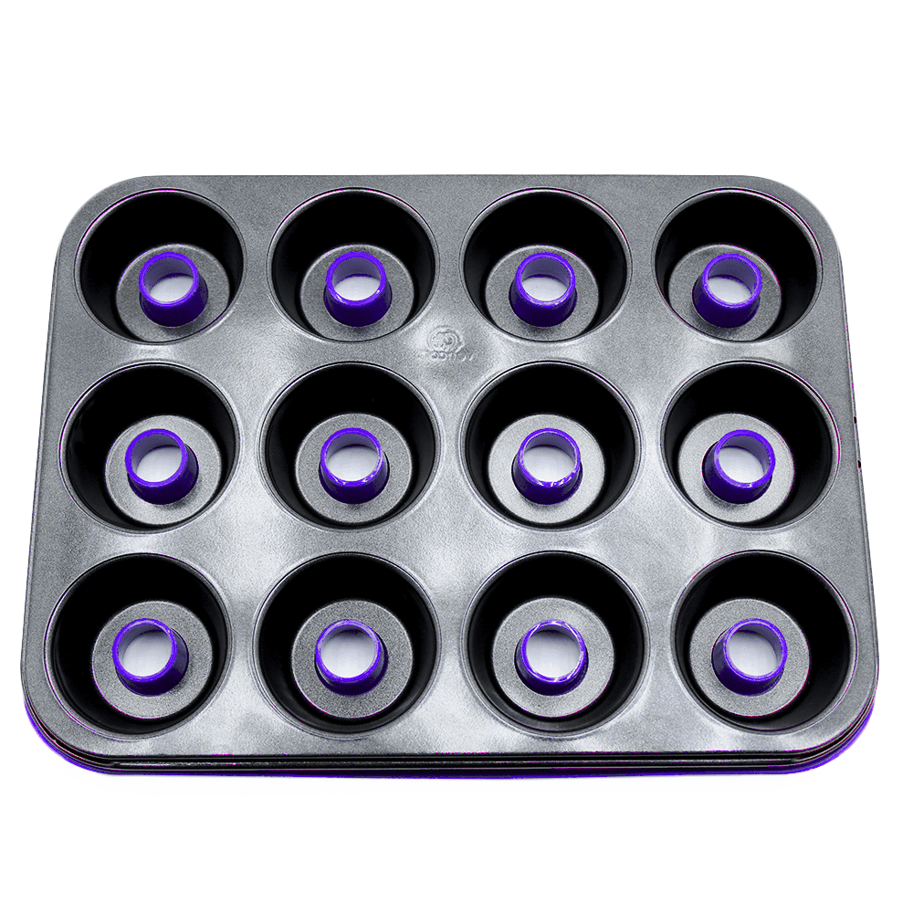 Molde De Muffins Con Push Up Y Antiadherente Con12 Cavidades Vencort ...