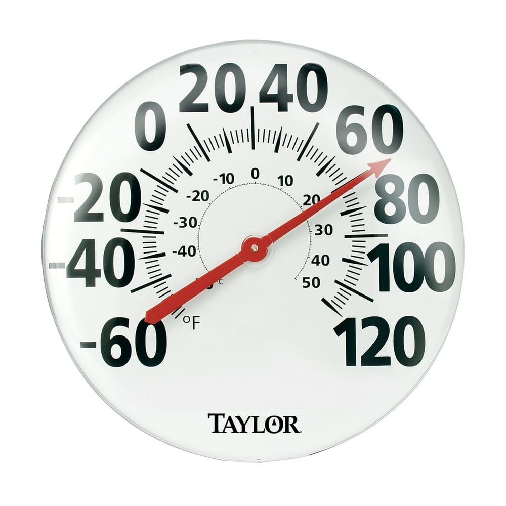 Taylor Precision Products 18-inch Extra Large Metal Thermometer ...