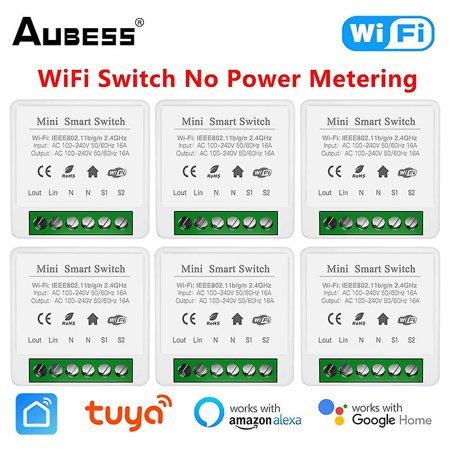 Tuya Zigbee / Wifi Mini Smart Switch 2 Way Control 16a Switch Smart ...