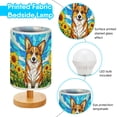 89Bloom Pembroke Welsh Corgi Table Lamp LED 3-Color Pressed Bedside ...