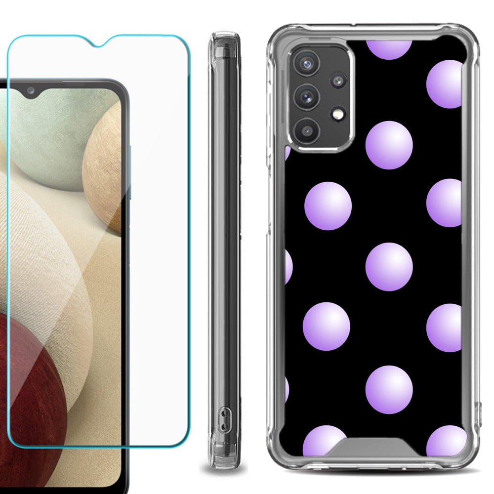 Shockproof Bumper Phone Case for Samsung Galaxy A32 5G, with Tempered ...