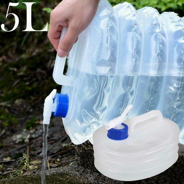 Folding Portable Water Container Outdoor Collapsible Bucket Water ...
