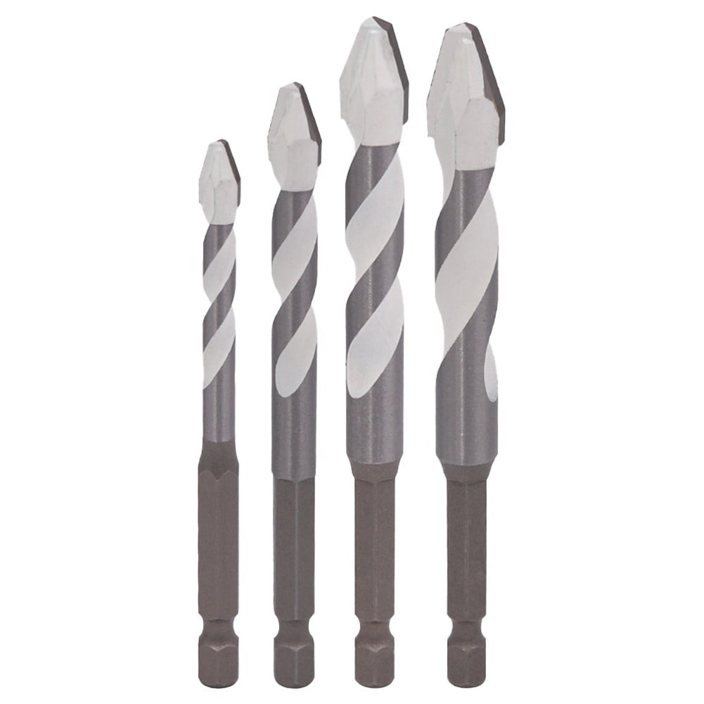 Four-flute Sawtooth Eccentric Drill Bit Set Baolian Four-edged Sawtooth ...