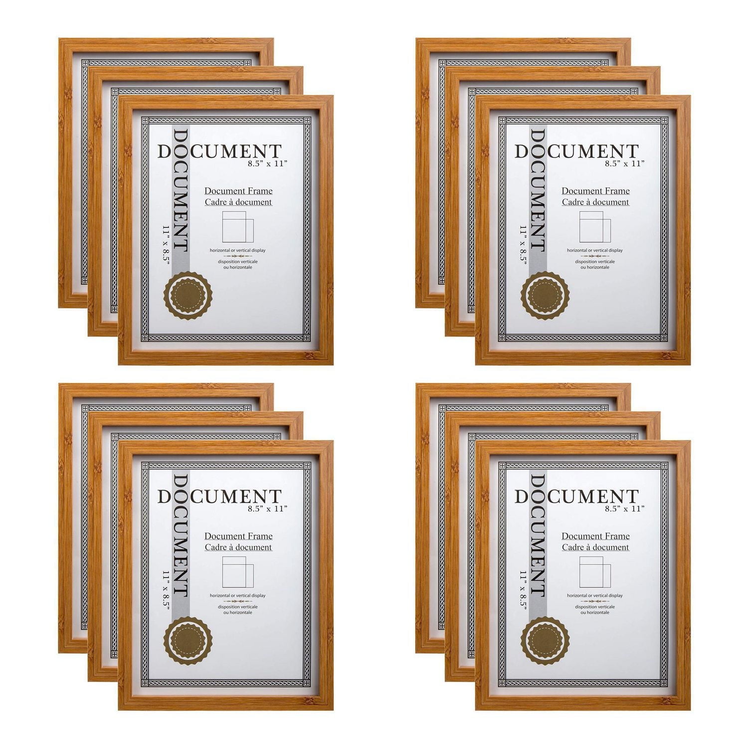 Click here for Truu Design 12-Piece Wooden Gallery Certificate Do... prices