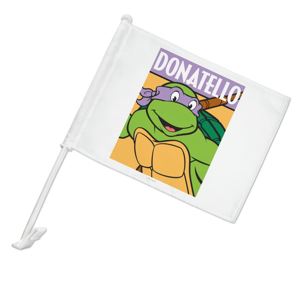 Teenage Mutant Ninja Turtles Donatello Car Truck Flag with Window Clip ...