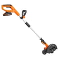VEVOR 20V Cordless Lawn Edger, 9-Inch Blade, 3-Position Depth, Battery ...