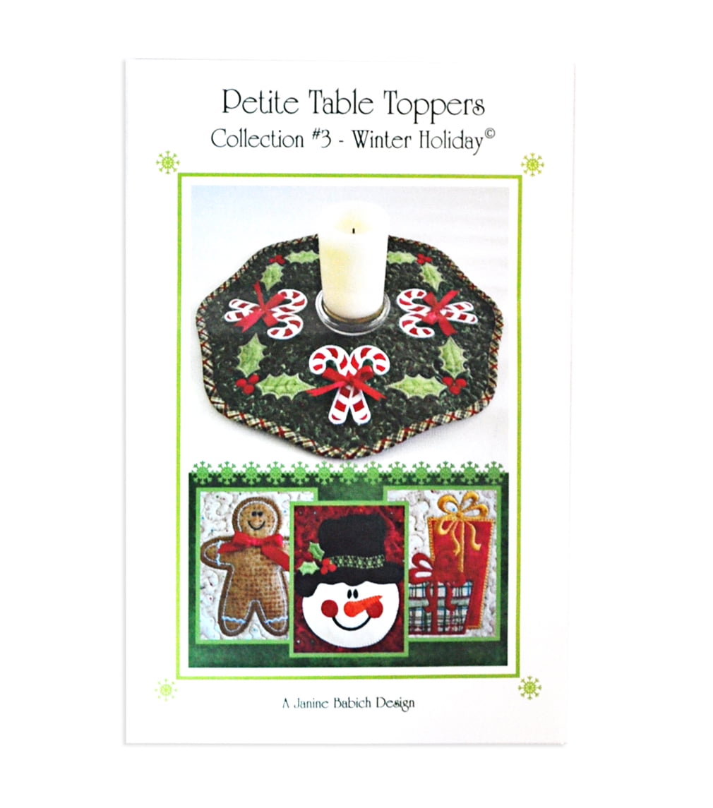 Janine Babich Designs Petite Table Toppers Collection #3 - Winter ...