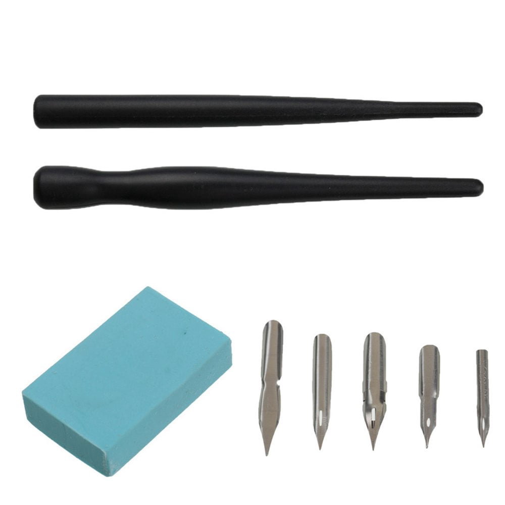 MyLifeUNIT Cartoon Comic Dip Pen Set - 2 Nib Holders & 5 Nibs & 1 ...