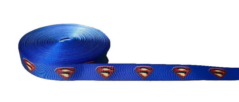 Superman New S Logo 1" Wide 3 Yards Long Repeat Ribbon - Walmart.com