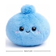 Steamed Bun Keychain Stress Comfort support Toy for Keys & Bags, Soft ...