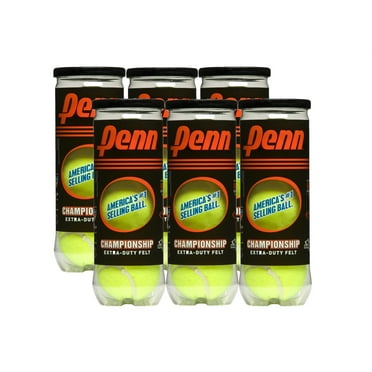 Penn Championship Hard Court Tennis Balls - Extra Duty Felt, 24 Cans ...