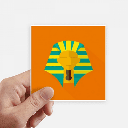 Ancient Egypt Pattern Pharaoh Sticker Square Waterproof Stickers ...
