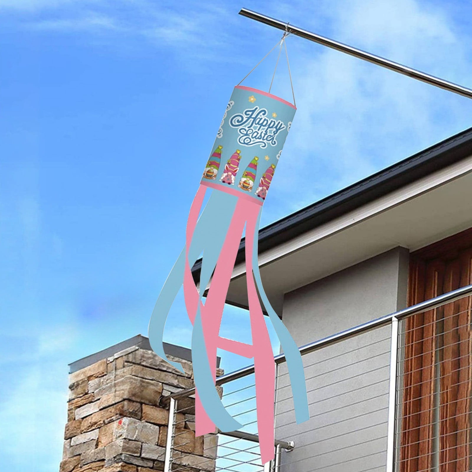 BotaniNest Easter Decoration Wind Tube Flag Outdoor Scene Arrangement ...