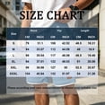 BRANROY Men's Casual Shorts Leather Label - Waffle Texture Drawstring ...