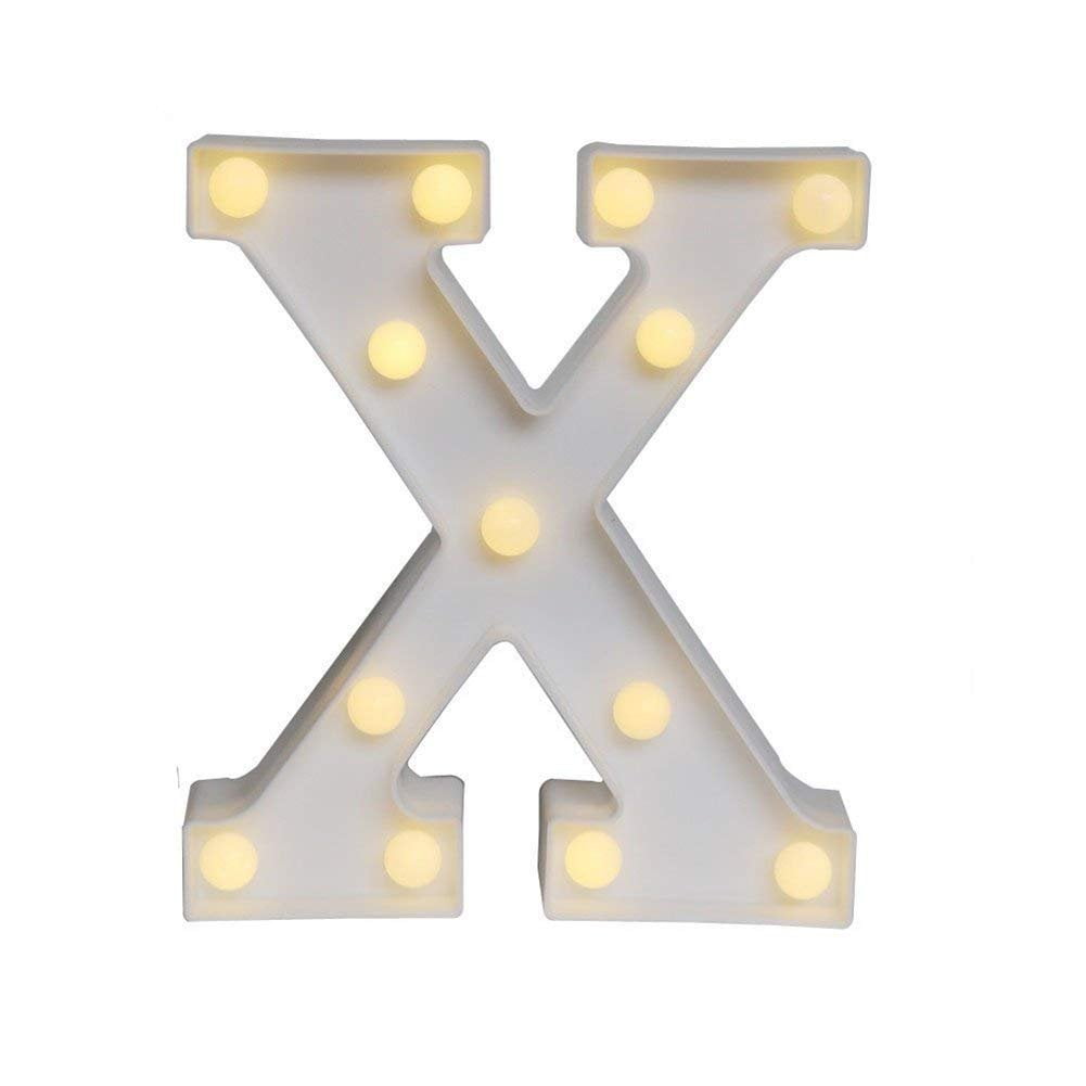 Magik Light up Letter LED Alphabet Number Symbol Plastic Battery ...