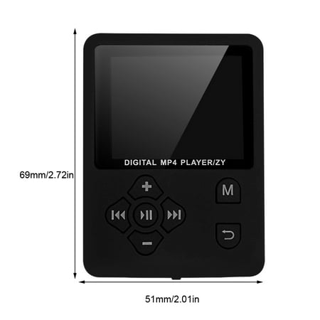 Mini Music Player with 1.8 Inch TFT Screen Portable Button Control ...