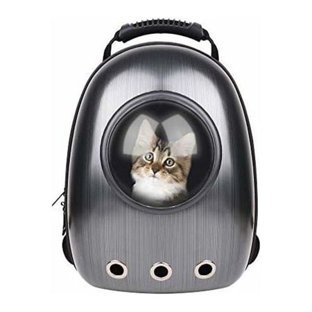 Cat Backpack Bubble Carrier - Cats Travel Crate Kitten Car Porthole ...