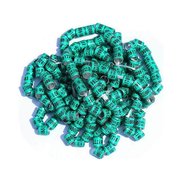 50x 2023 Pigeon Leg Rings Bird Rings Chicks Bantam Finch Foot Bands for ...